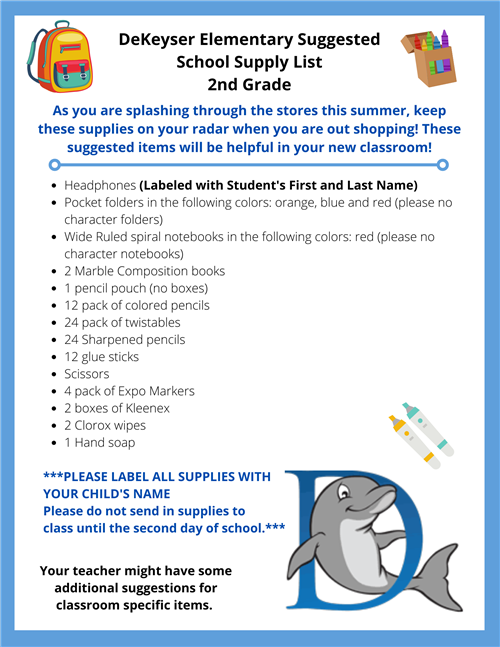 Supply Lists / Supply Lists