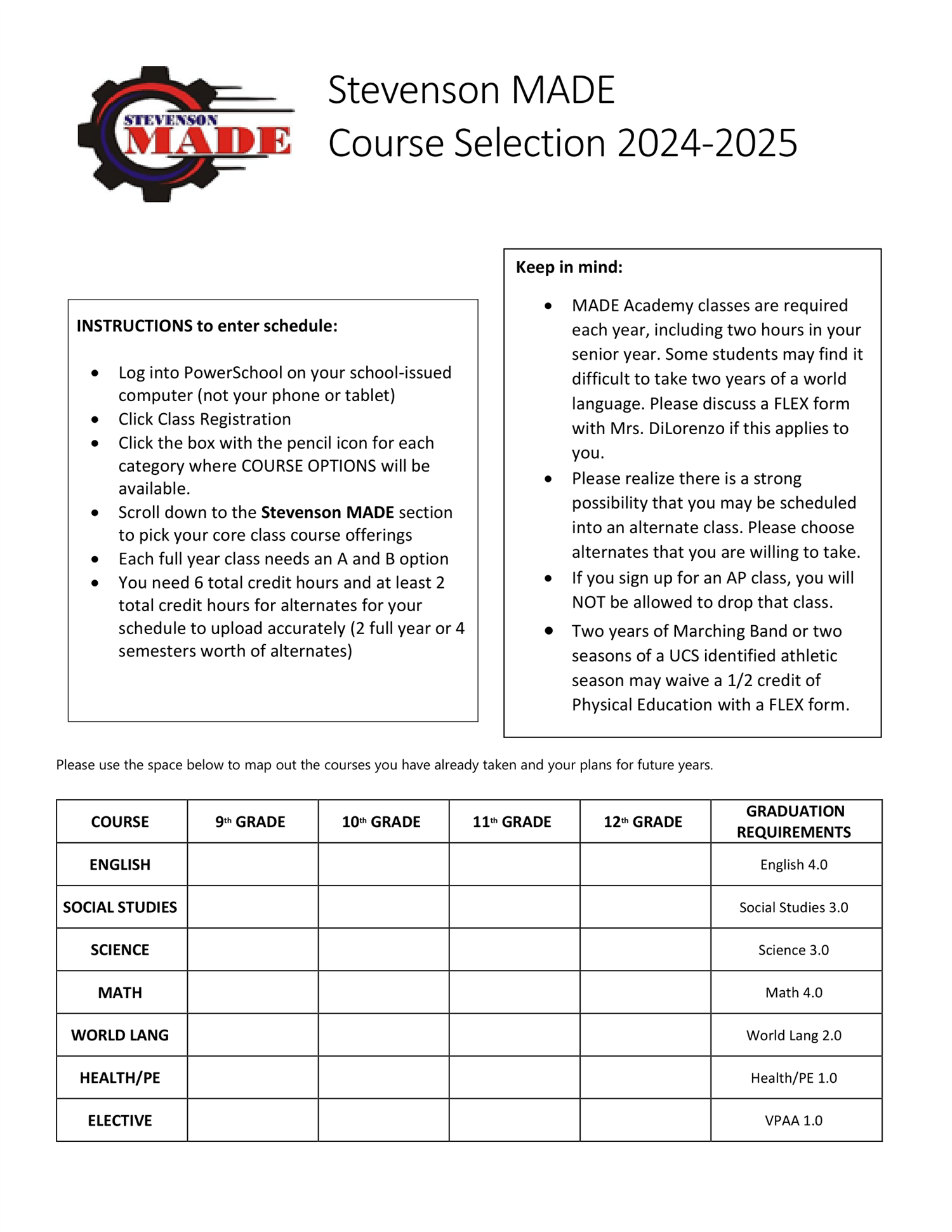 Counseling / Stevenson MADE