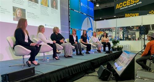 Stevenson MADE student and teacher join all female panel at Automate Show