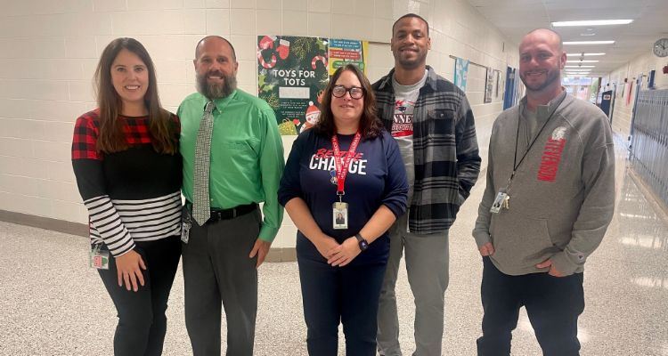 Family first at Jeannette Junior High