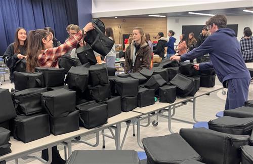 UCS juniors sponsor community-wide homeless project that changes lives