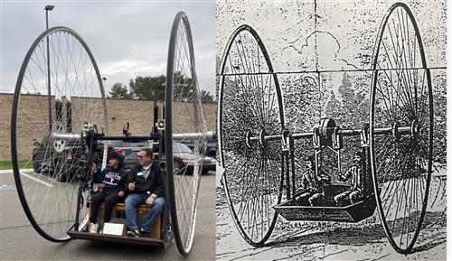 Stevenson MADE students ride the past to imagine their future